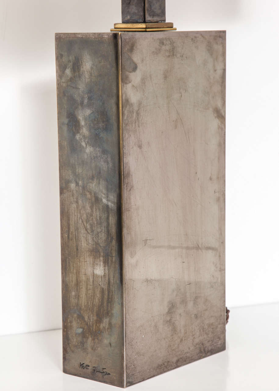 Karl Springer "Sculpture Desk Lamp" For Sale at 1stDibs