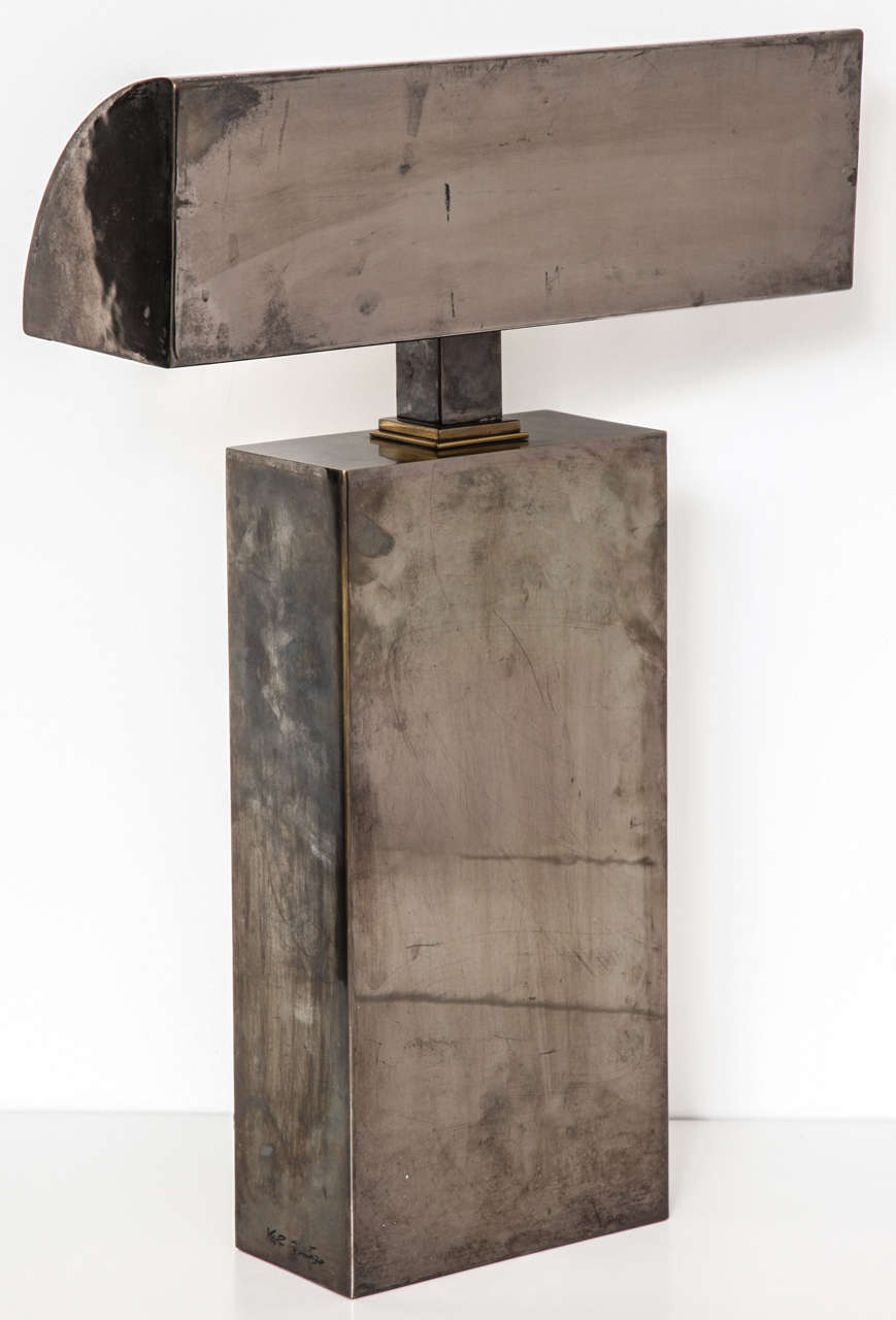 Karl Springer "Sculpture Desk Lamp" For Sale at 1stDibs