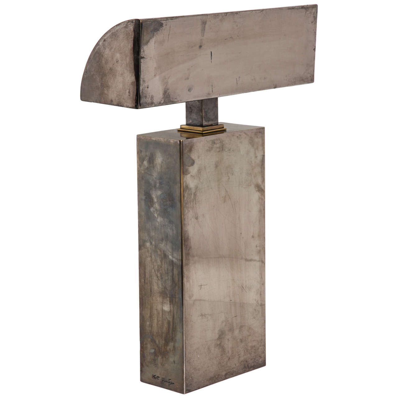 Karl Springer "Sculpture Desk Lamp" For Sale at 1stDibs