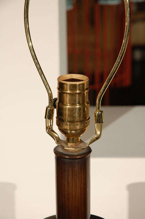 Pair of Hand-Painted Crane Table Lamps at 1stDibs