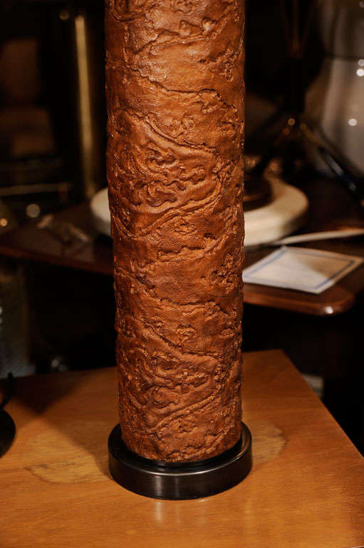 Vintage Rubber Wallpaper Roll Lamp For Sale at 1stDibs | wallpaper ...