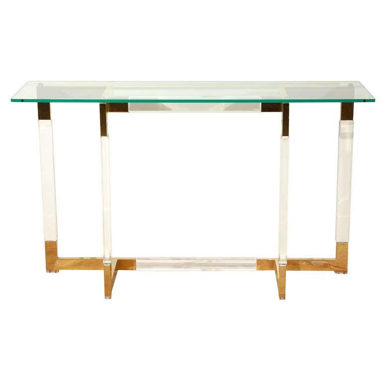 Metric Console Table By Charles Hollis Jones at 1stDibs