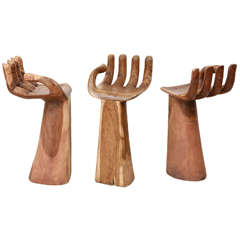 Vintage Hand Stools at 1stDibs