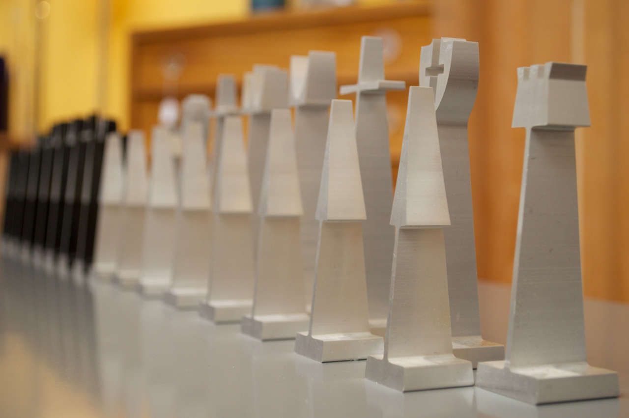 Mid-Century Modern Chess Set at 1stDibs | mid century modern chess set ...