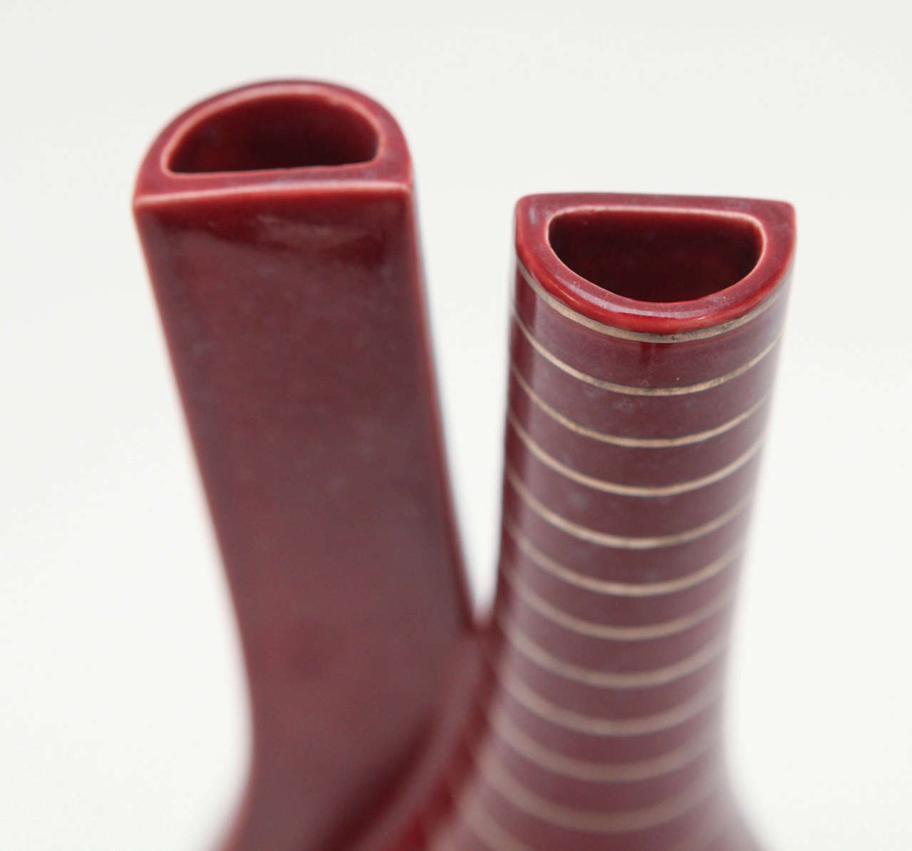 "Argenta" Split Vase by Wilhelm Kage for Gustavsberg at 1stDibs