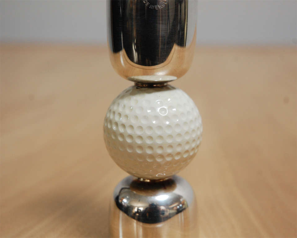 Silver Plate Golf Ball Jigger by Gucci at 1stDibs | gucci golf ball ...