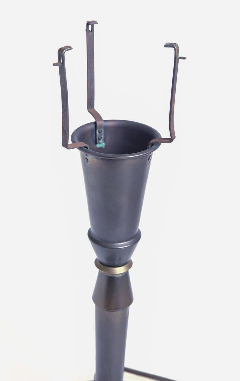 Original Early Leroy Doane Art Deco or Machine Age Pagoda Table Lamp ...