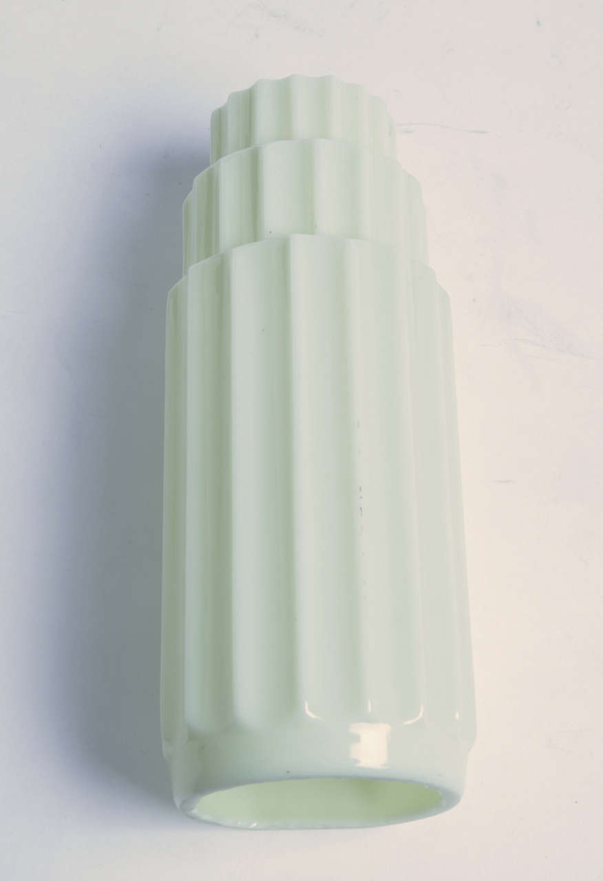 Machine Age Art Deco Efcolite Skyscraper Sconces by Walter Von Nessen ...