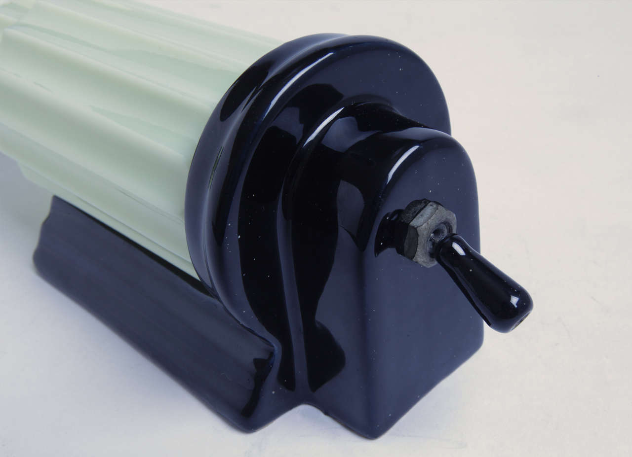 Machine Age Art Deco Efcolite Skyscraper Sconces by Walter Von Nessen ...