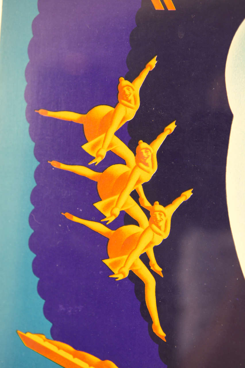 Pair of Original Art Deco 1936 Pullman Seasonal Travel Posters by ...