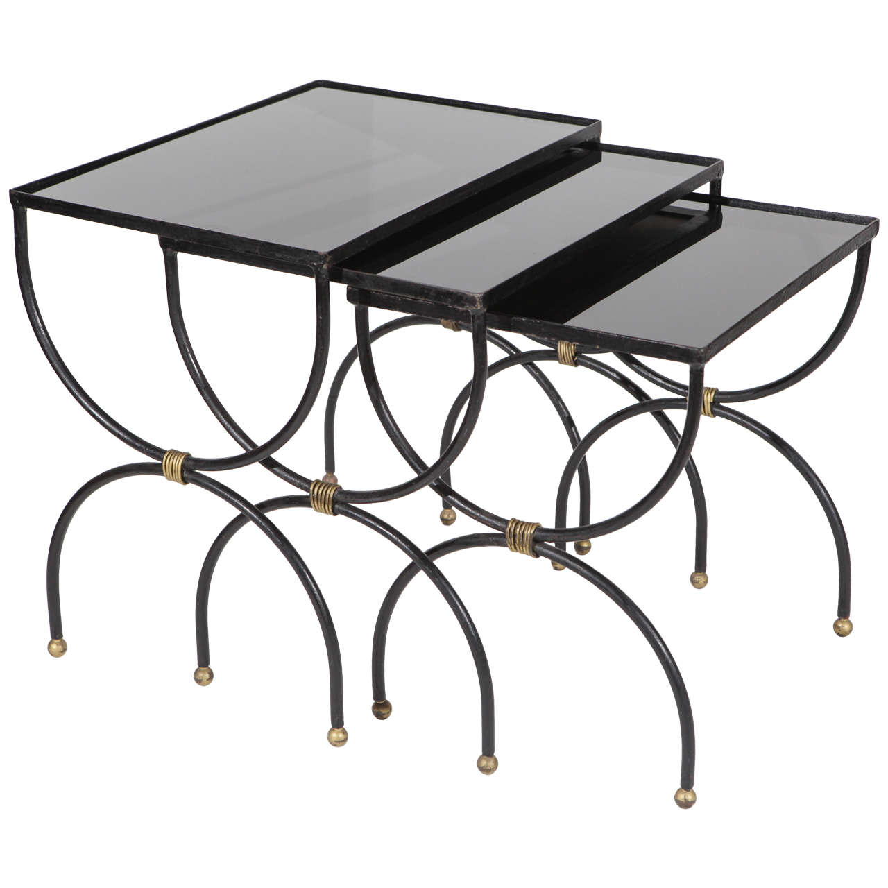 Set of Nesting Tables by Jean Royere at 1stDibs