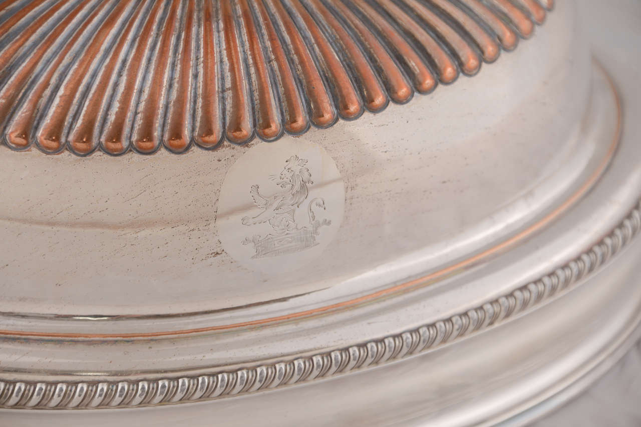 Pair of English Silver Domes For Sale at 1stDibs