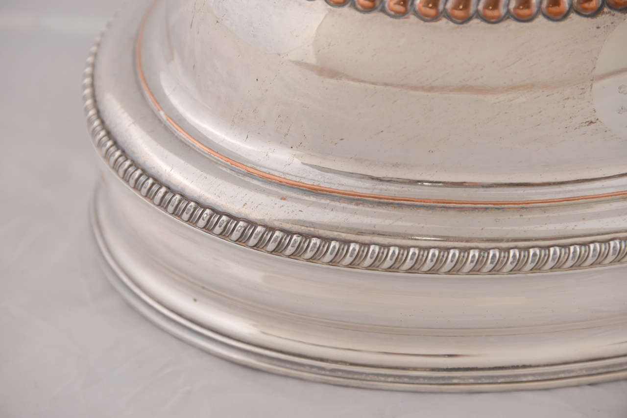 Pair of English Silver Domes For Sale at 1stDibs