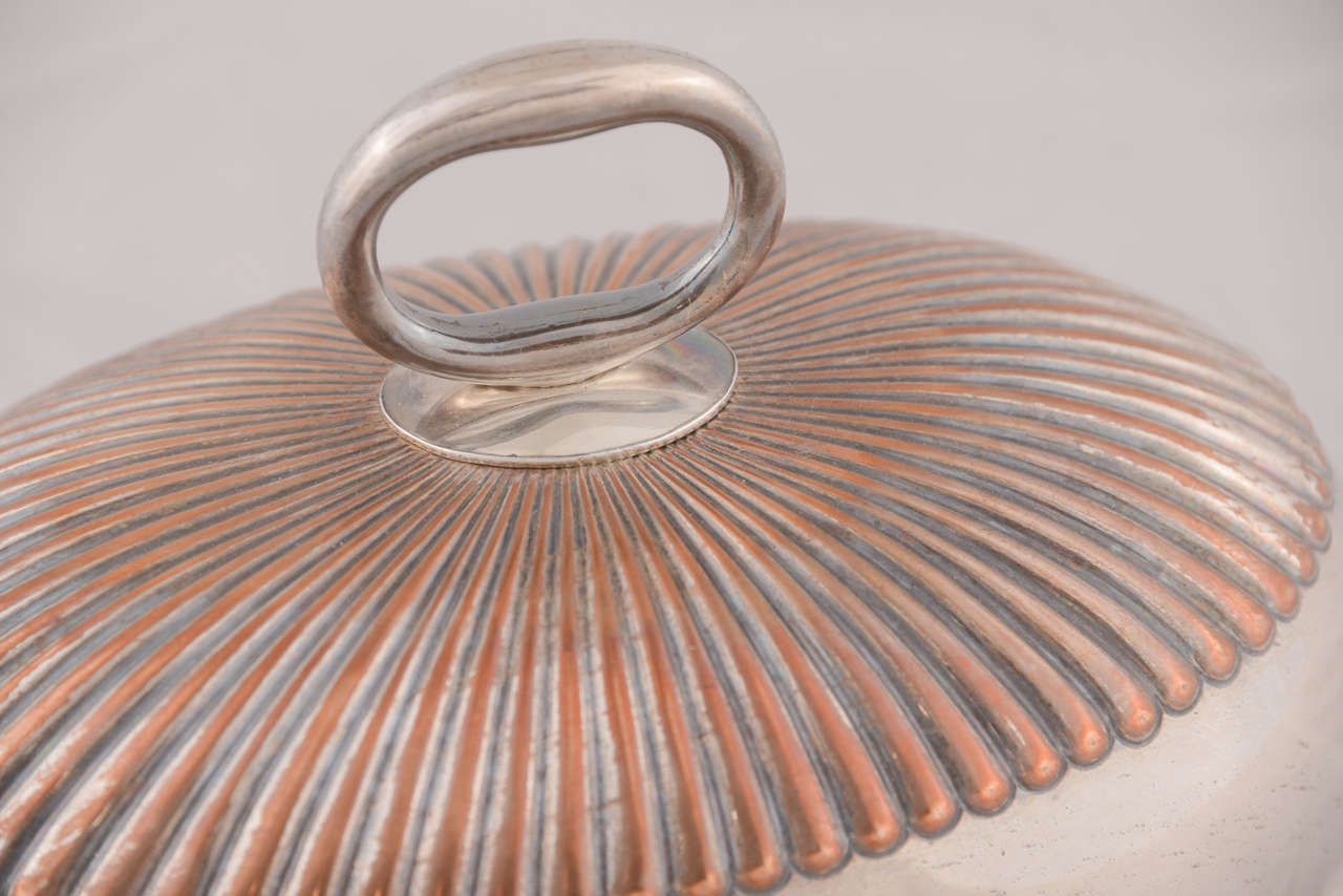 Pair of English Silver Domes For Sale at 1stDibs