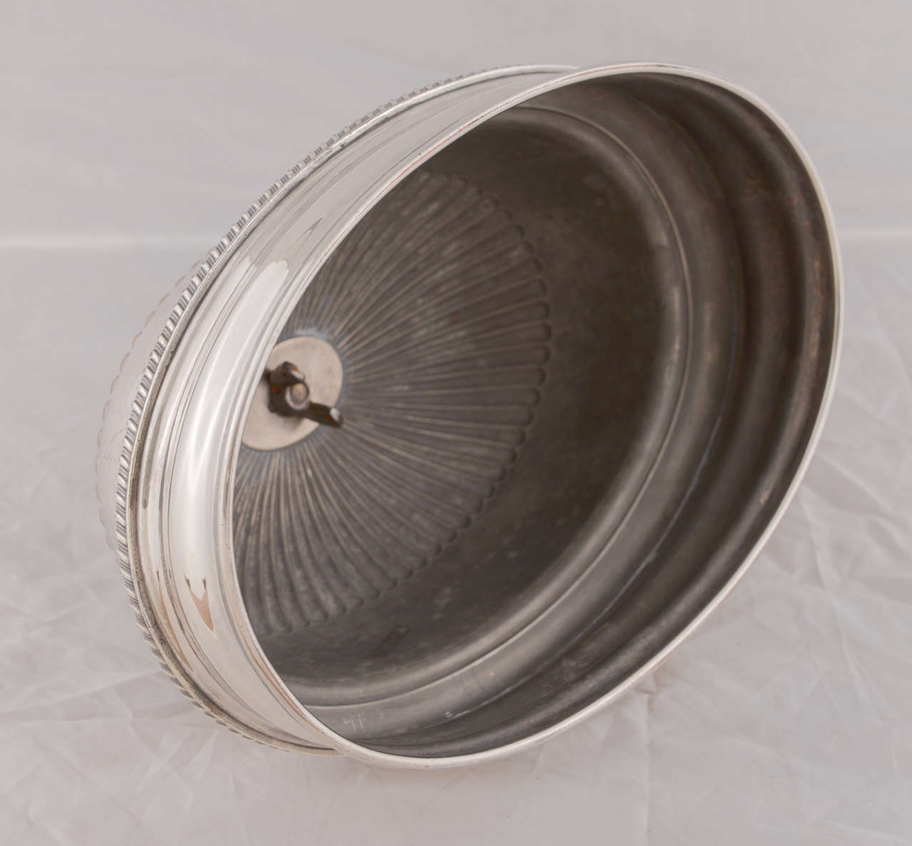 Pair of English Silver Domes For Sale at 1stDibs