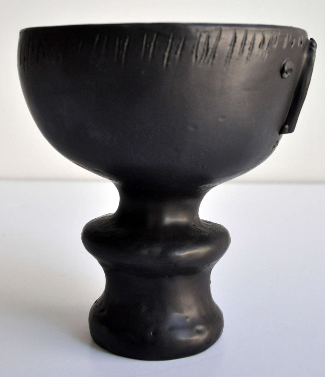 Midcentury French Ceramic Vase by Les Freres Cloutier For Sale at 1stDibs