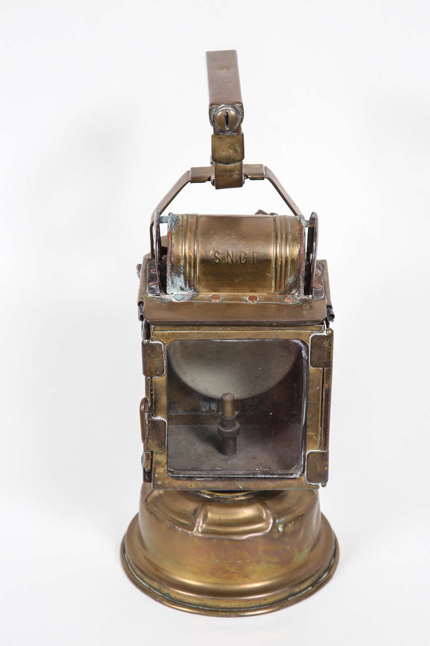Early 1800s French Railroad Keroscene Lantern at 1stDibs | lantern from ...