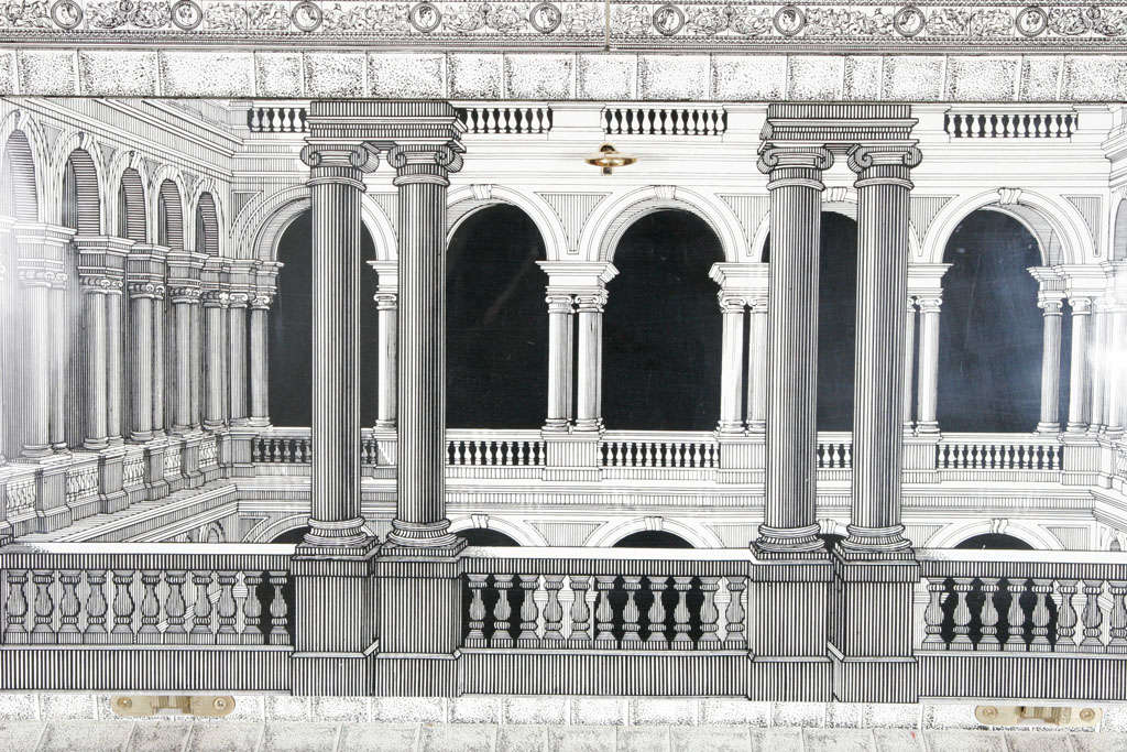 A Fornasetti Architettura Cabinet at 1stDibs