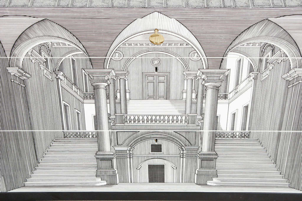 A Fornasetti Architettura Cabinet at 1stDibs