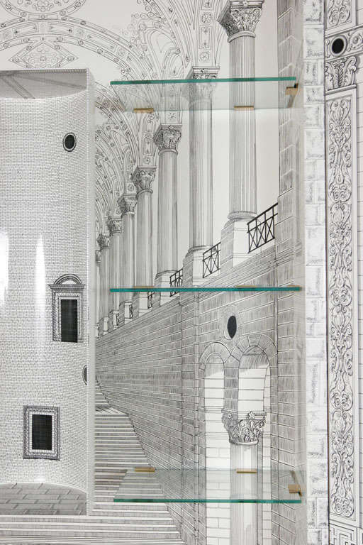 A Fornasetti Architettura Cabinet at 1stDibs