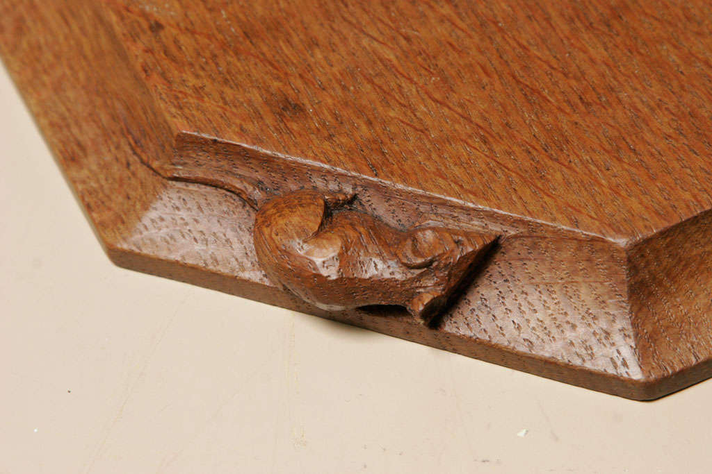 A Robert Thompson "Mouseman" Oak Cheese board. at 1stDibs | mouseman ...