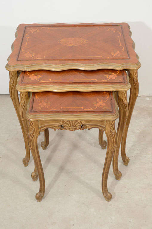 A Set of Three Stacking Tables For Sale at 1stDibs