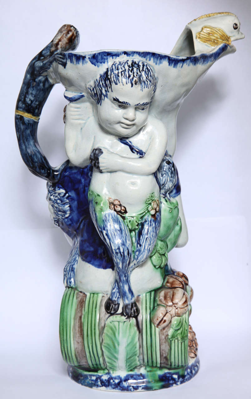 Rare Prattware Bacchus Toby Jug For Sale at 1stDibs