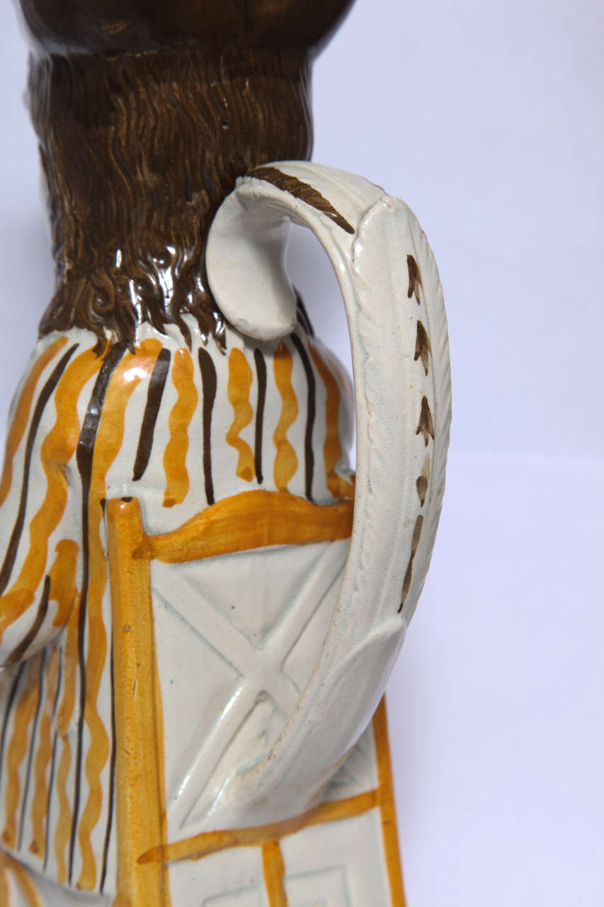 Rare Prattware, "Thin Man" Toby Jug For Sale at 1stDibs