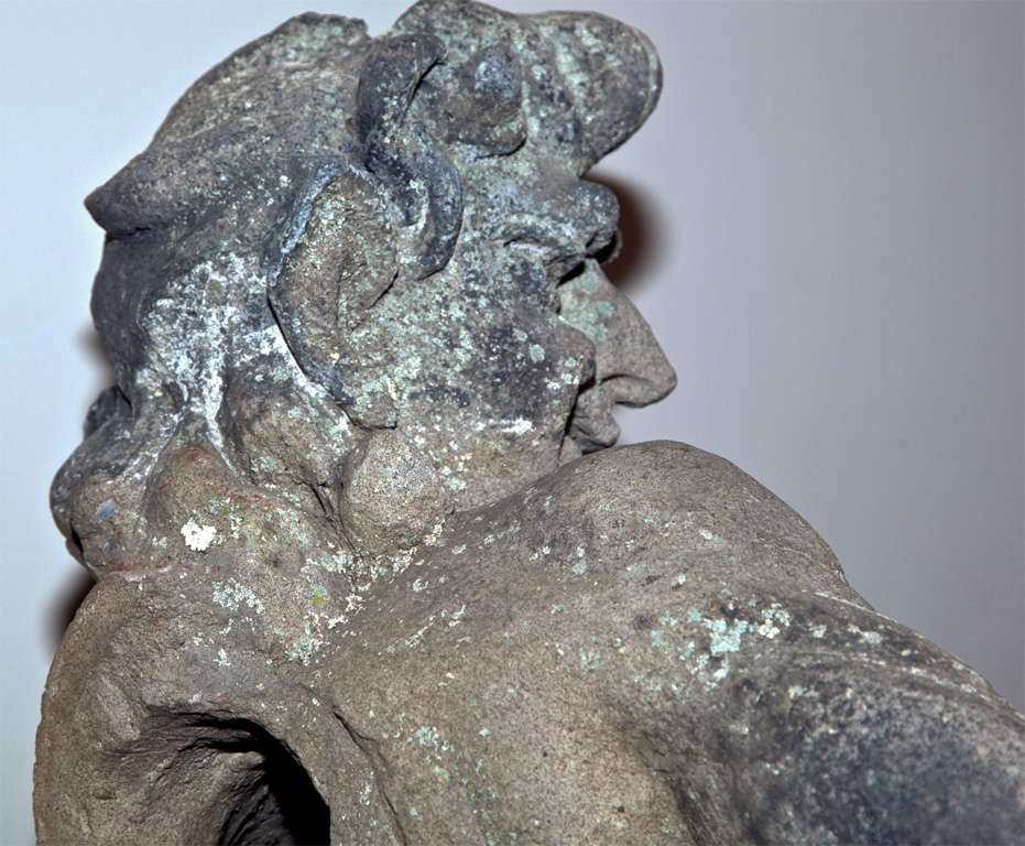 Cast Stone Garden Sculpture at 1stDibs