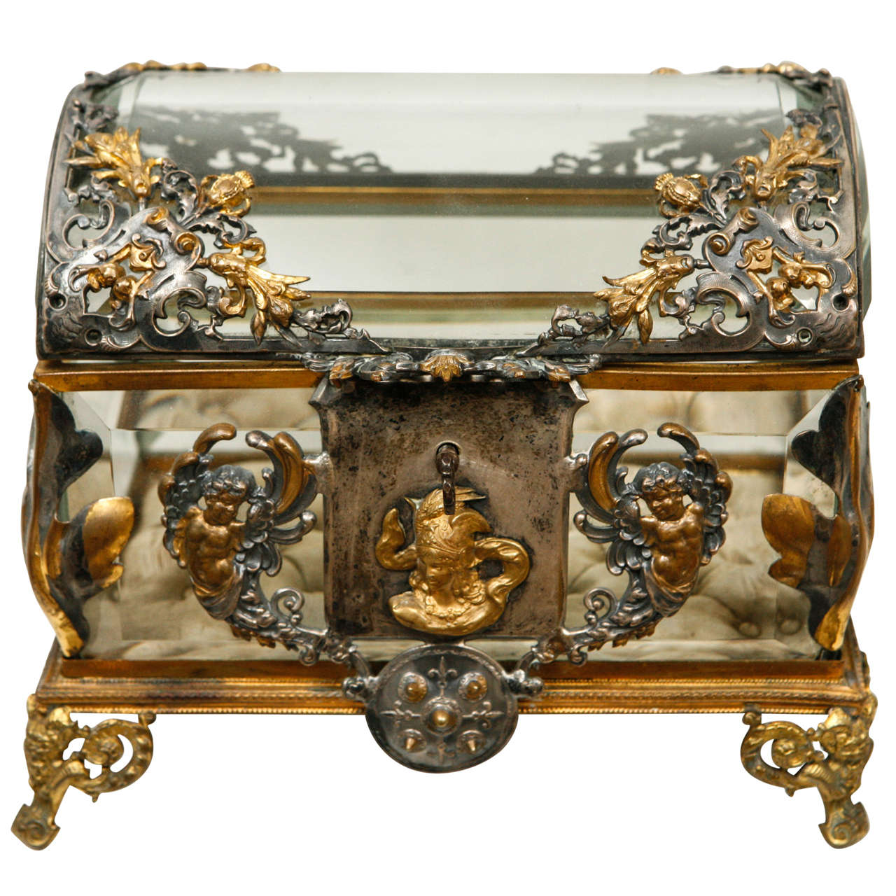 19th Century French Glass Box at 1stDibs