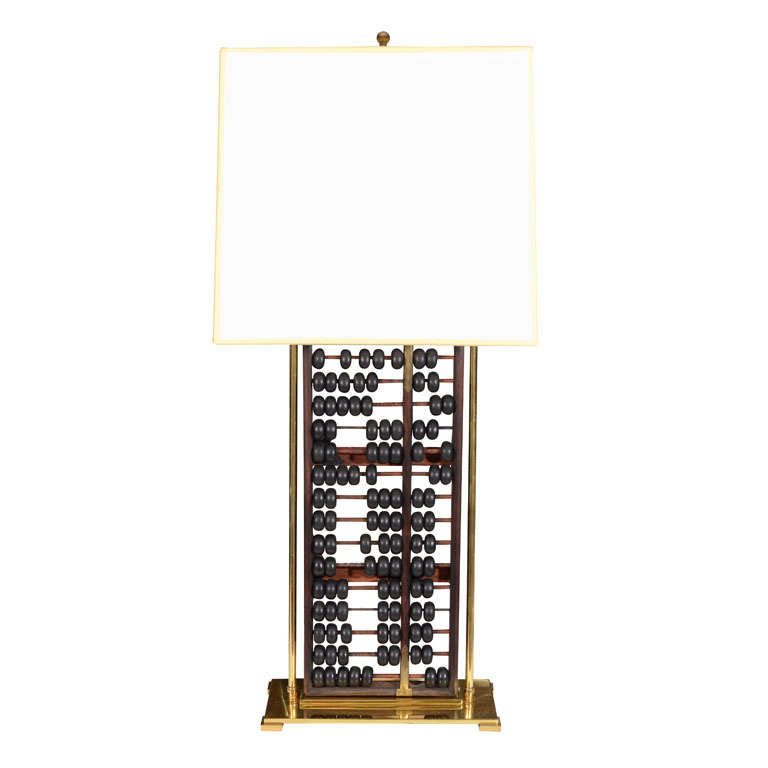 Abacus Table Lamp at 1stDibs