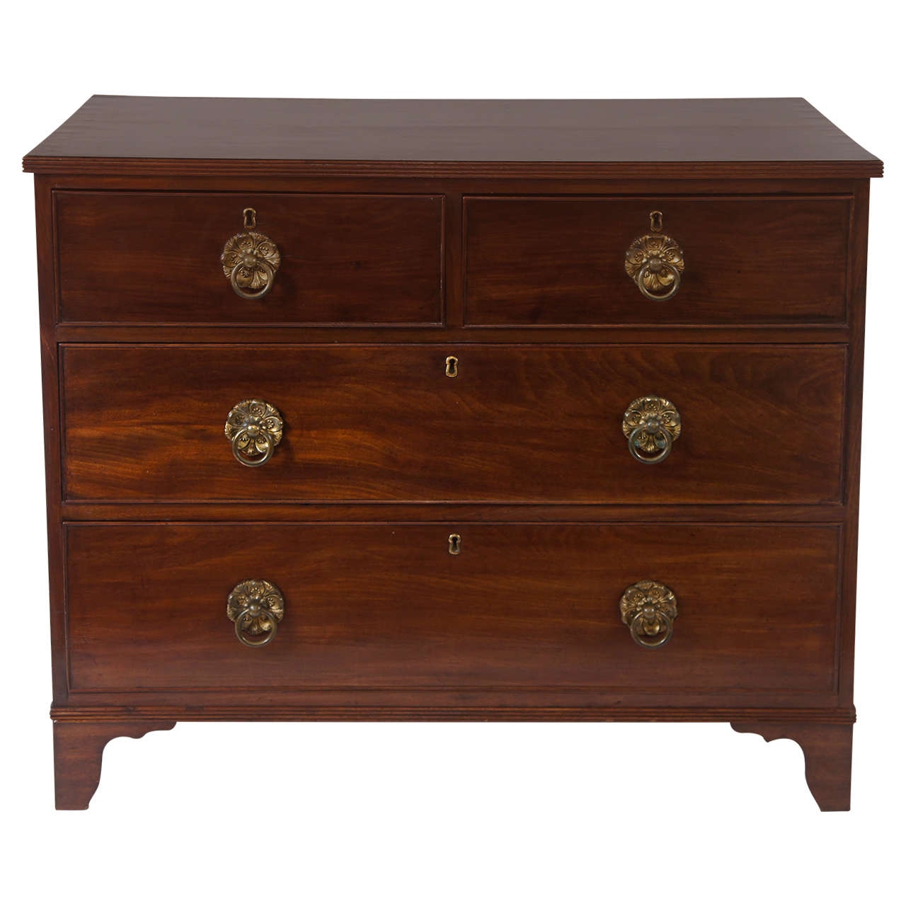 English Regency Mahogany Chest of Drawers, circa 1815 at 1stDibs