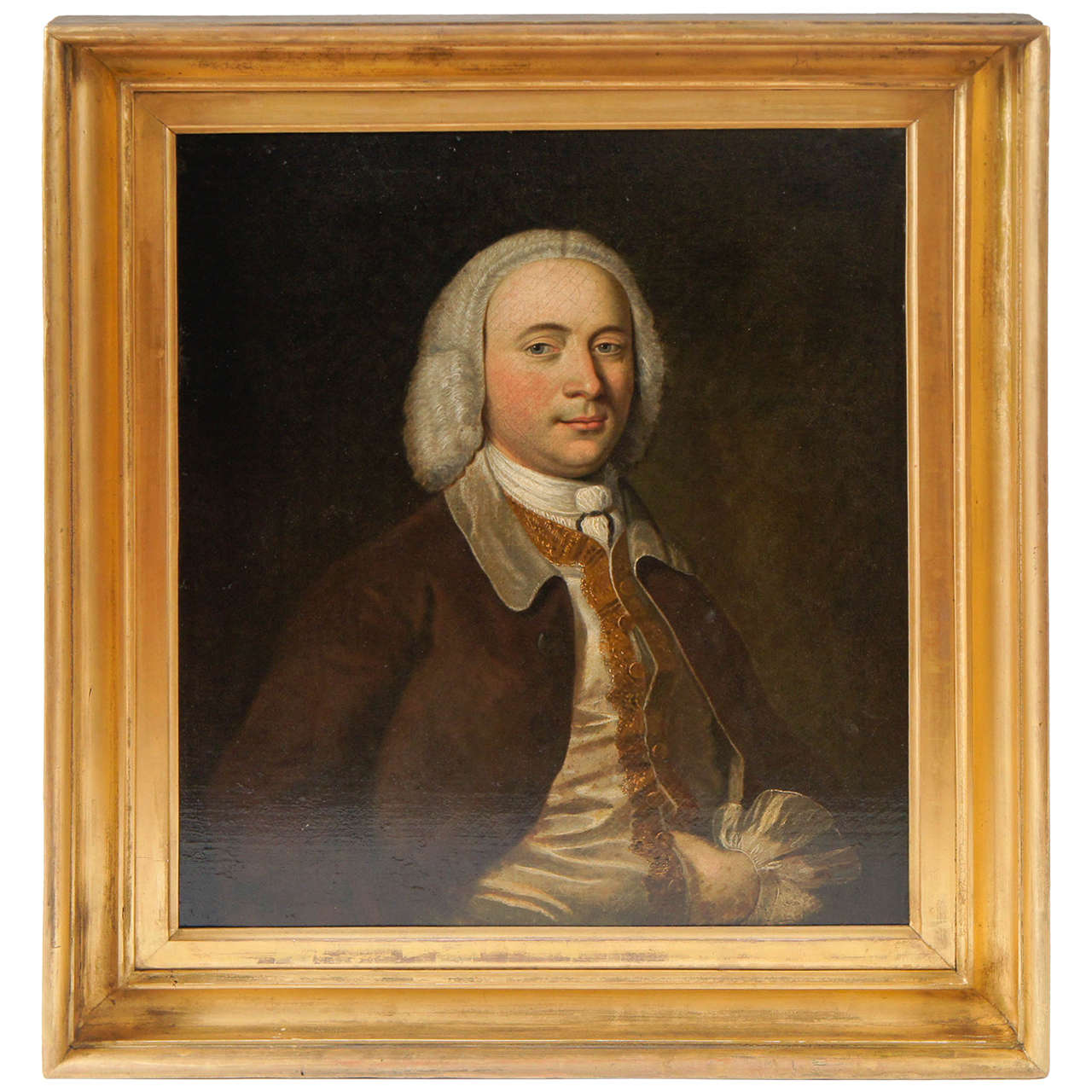 Portrait of a Gentleman, England, circa 1740 at 1stDibs