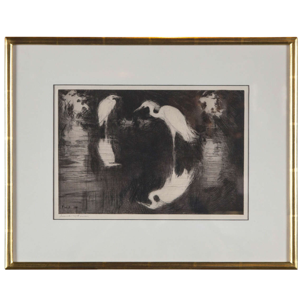 "Dark Pool" by Frank Weston Benson For Sale at 1stDibs