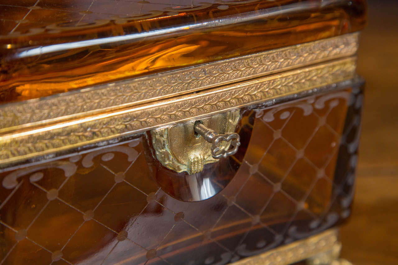 19th Century Amber Box at 1stDibs | ambar box, amber boxes, amber boc