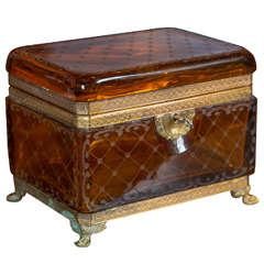 19th Century Amber Box at 1stDibs | ambar box, amber boxes, amber boc