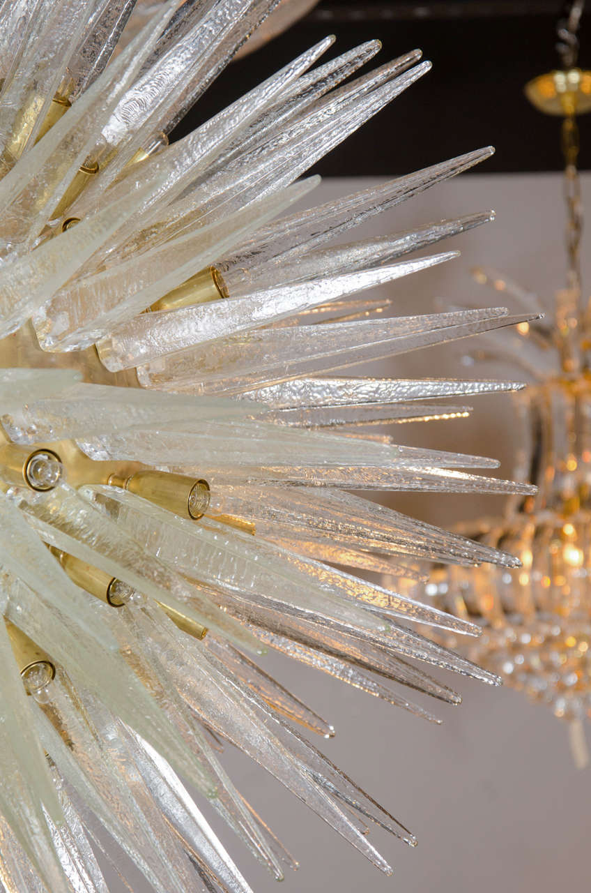 Spectacular Midcentury Sputnik Chandelier with Handblown Murano Glass ...