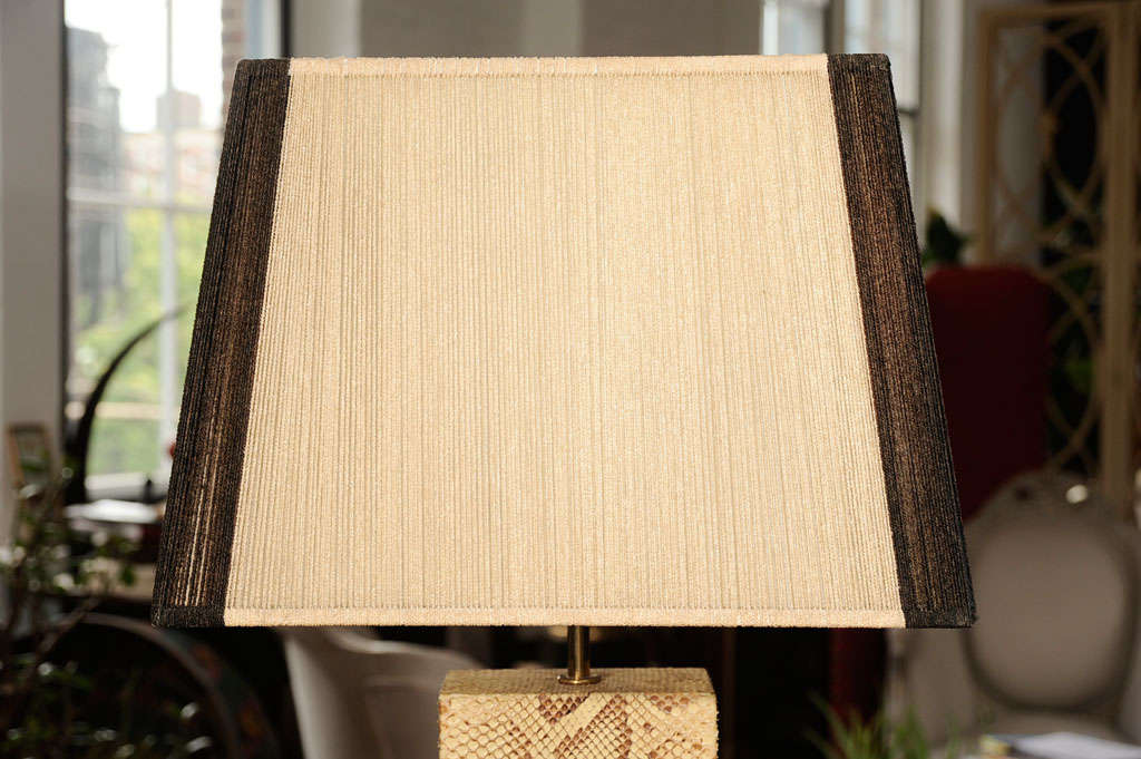 Snake Skin Lamp For Sale at 1stDibs