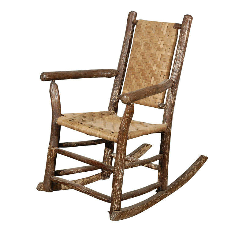 Old Hickory Rocking Chair at 1stDibs