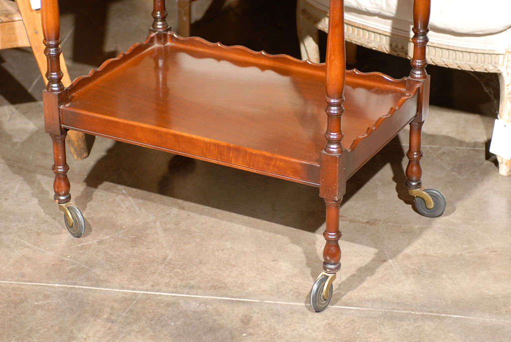 Mahogany English Trolley at 1stDibs