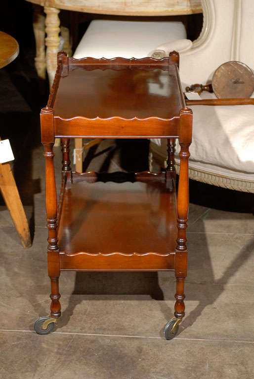 Mahogany English Trolley at 1stDibs
