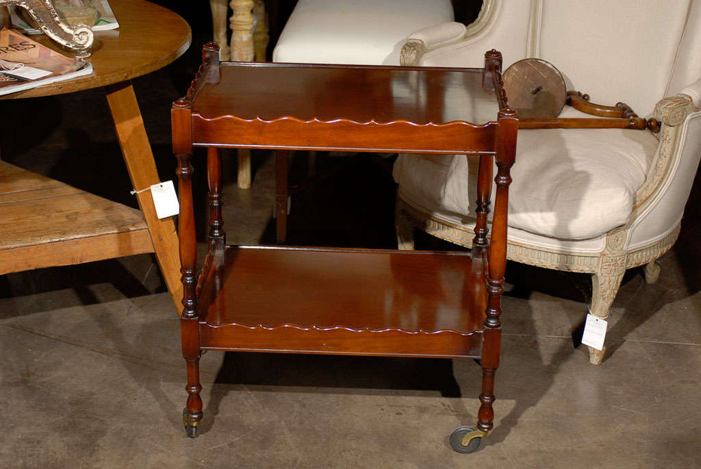 Mahogany English Trolley at 1stDibs
