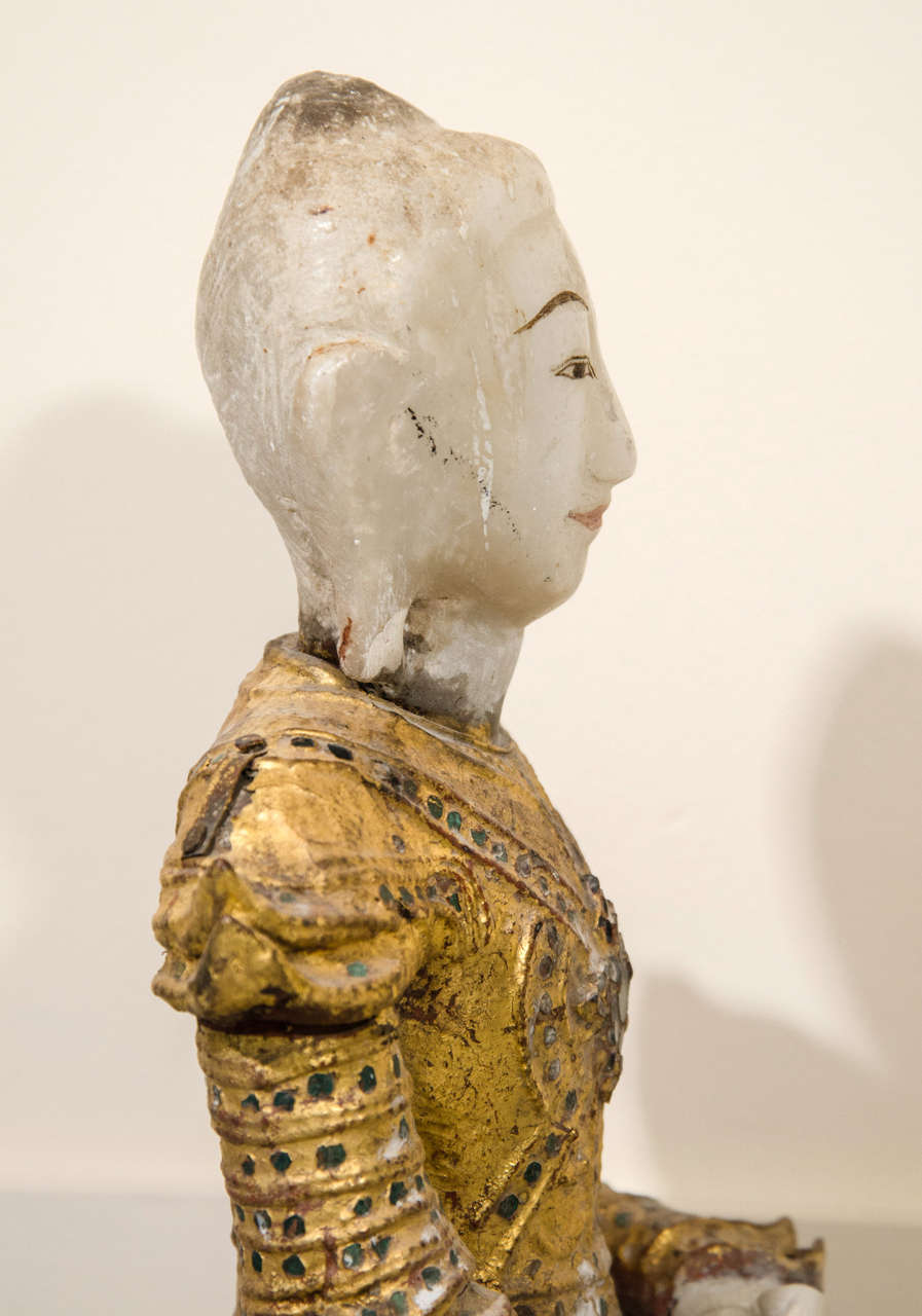 Mandalay Style Buddha With Royal Costume For Sale at 1stDibs | buddha ...