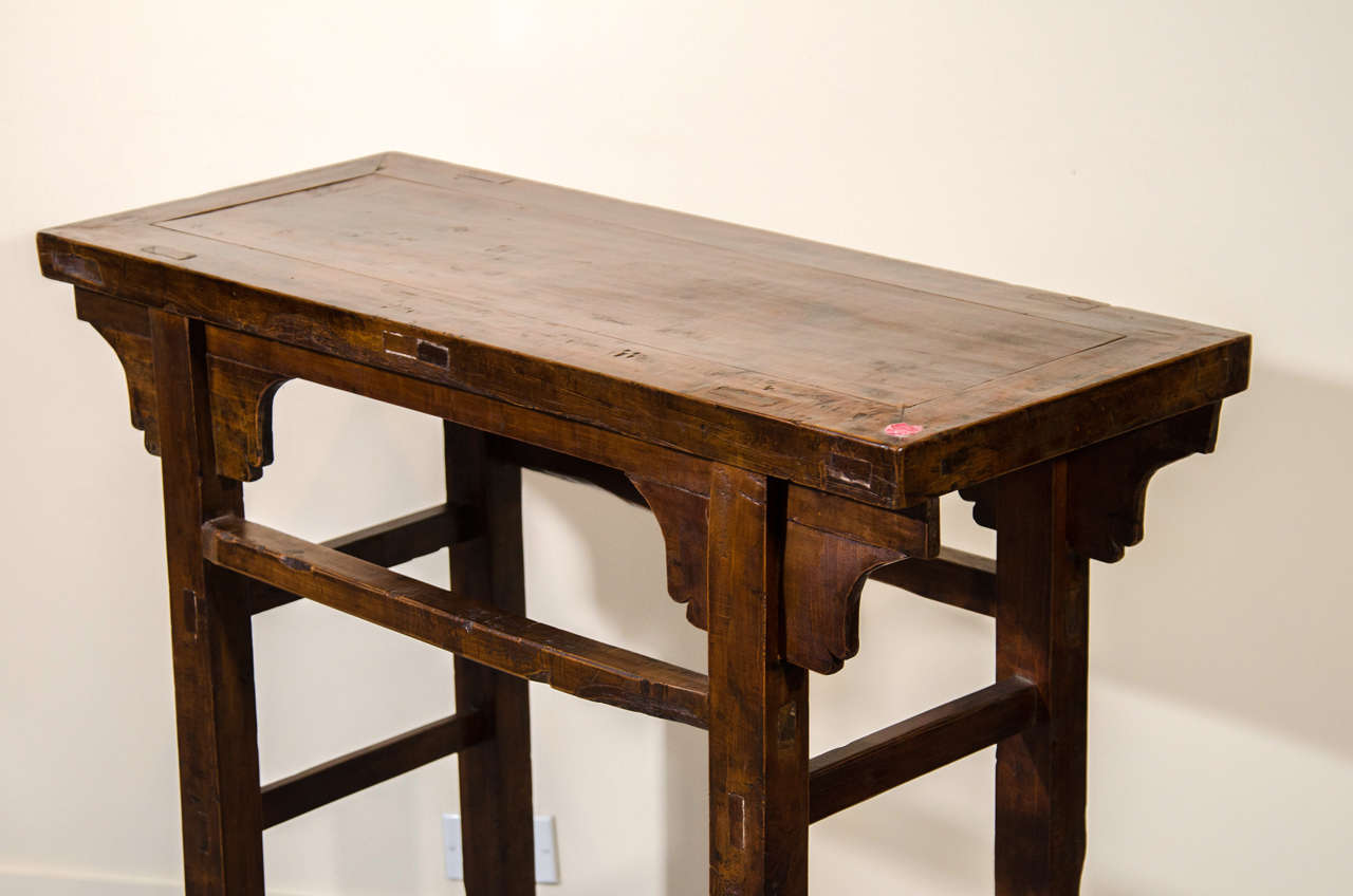 Antique Walnut Console at 1stDibs
