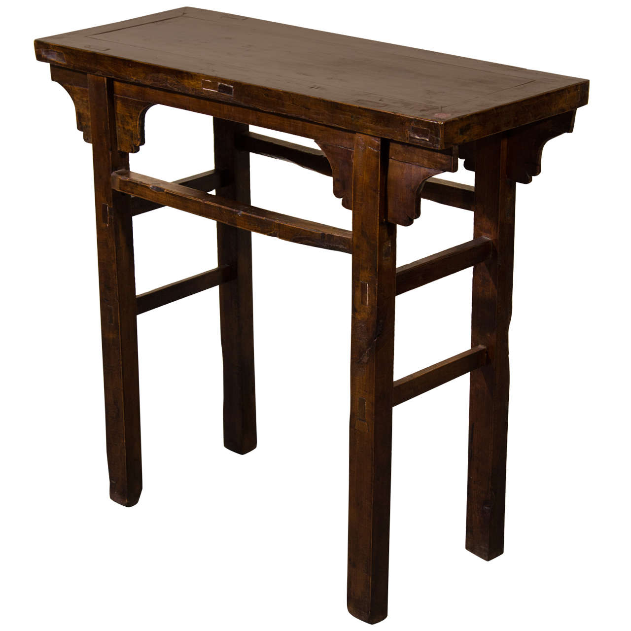 Antique Walnut Console at 1stDibs