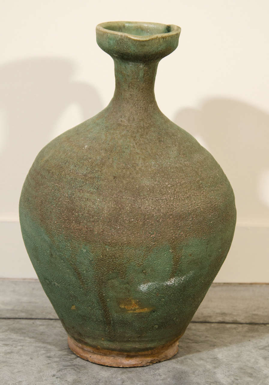 Antique Ceramic Wine Jar at 1stDibs
