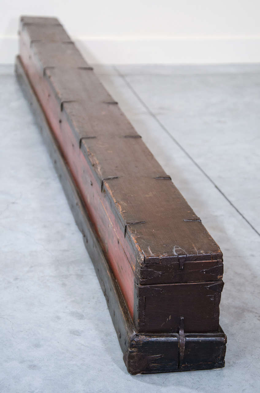 19th Century Chinese Scroll Box For Sale at 1stDibs