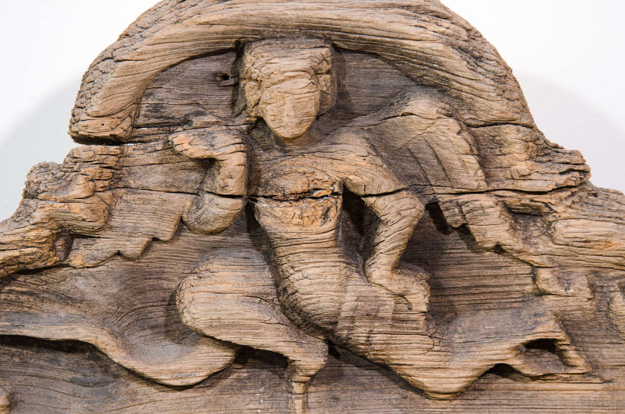 Antique Burmese Carved Lintel For Sale at 1stDibs
