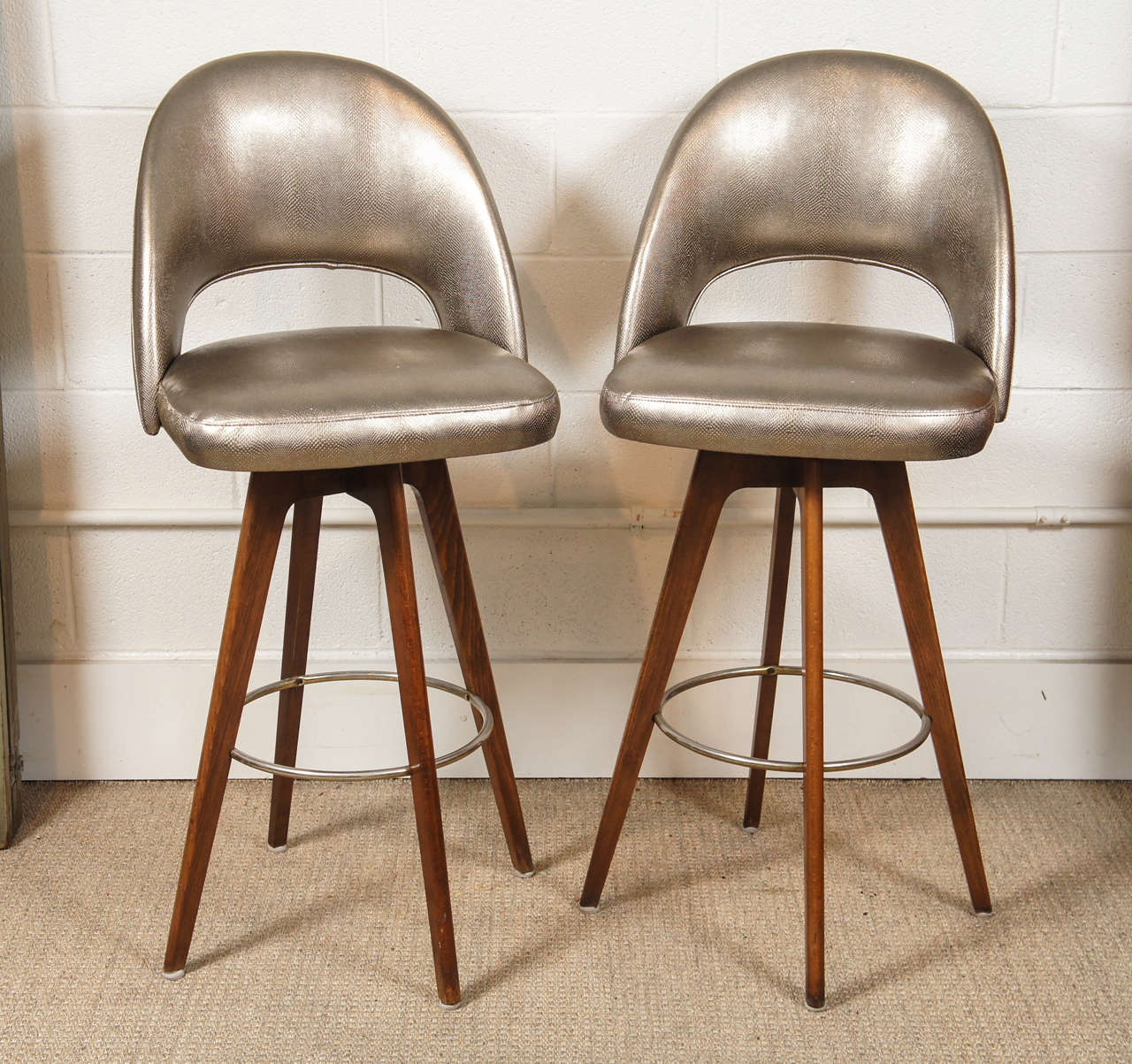 A Pair of John Yellen Barstools at 1stDibs