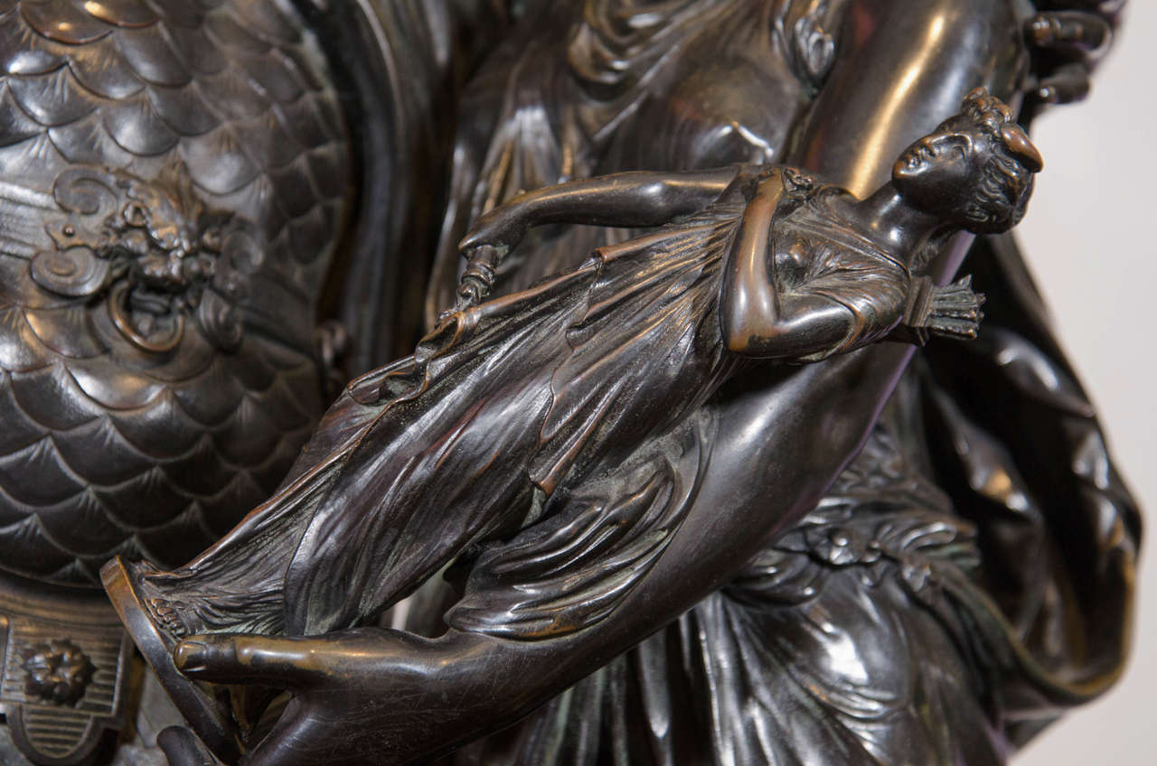 19th Century Bronze Statue of Paris and Helen of Troy by Jean Louis ...